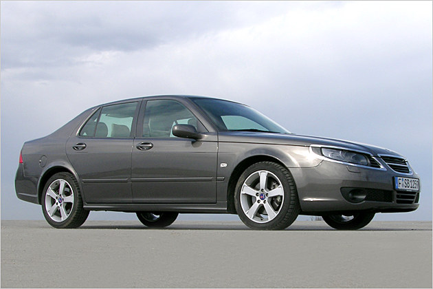 Bilder: Saab 9-5 Limousine: Flotter Aero mit viel Druck im Bug ...